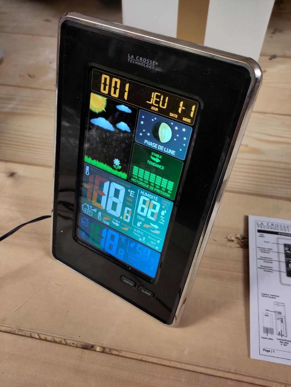 Comment Reinitialiser Station Meteo La Crosse Technologynull