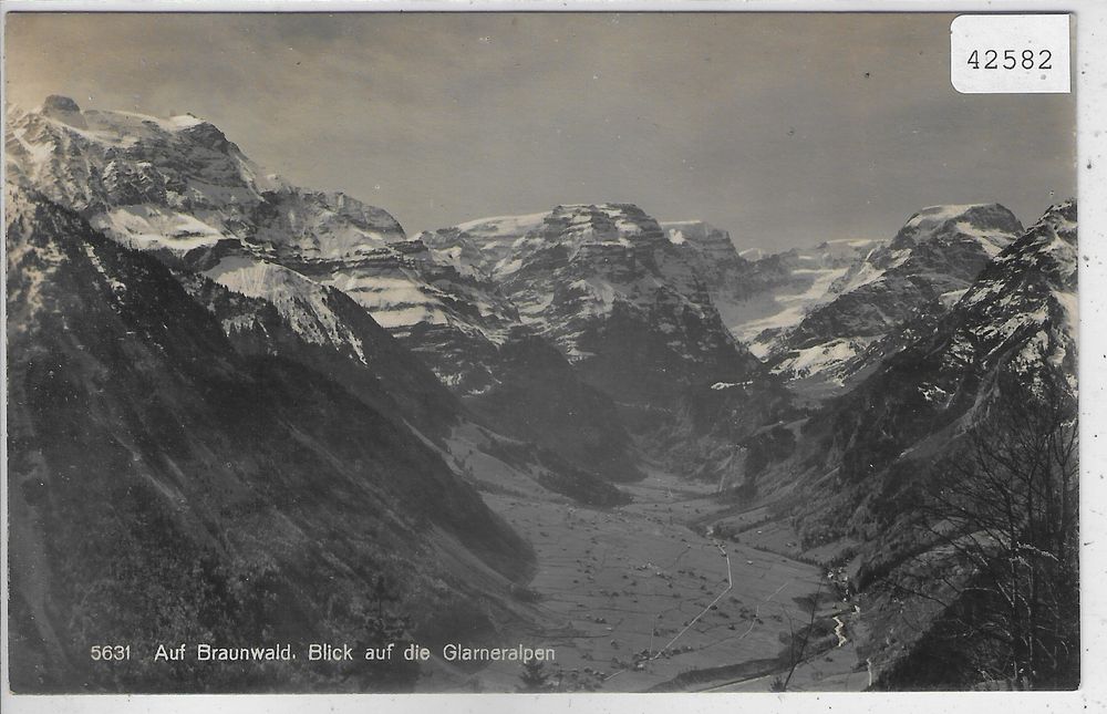 Braunwald - Blick auf die Glarneralpen | Kaufen auf Ricardo