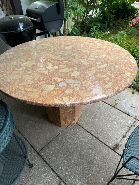 Marmor Tisch Esstisch rund (Gebraucht) in Aarburg für CHF 50 – nur ...