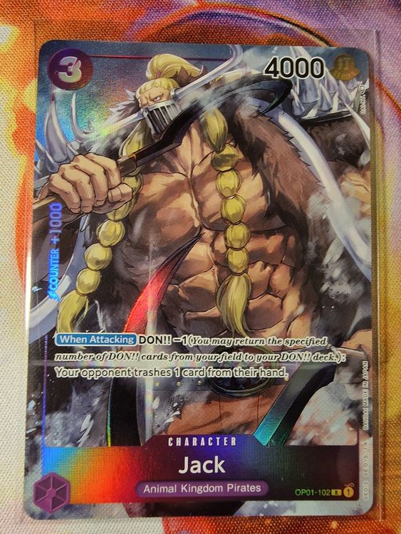 Jack alt art One Piece Card Game 01 Romance Dawn Bandai (Neu (gemäss ...