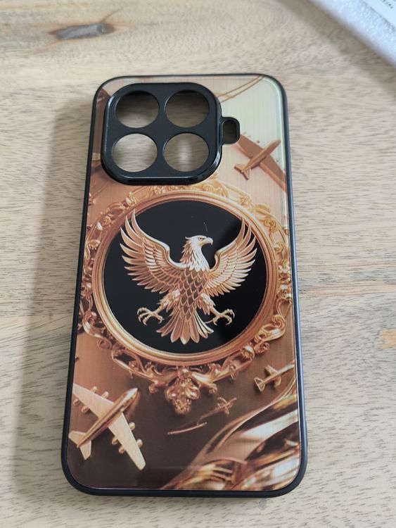 Xiaomi 15T Pro Handyhülle Schwarz/Gold Adler - Neu! (Neu und ...