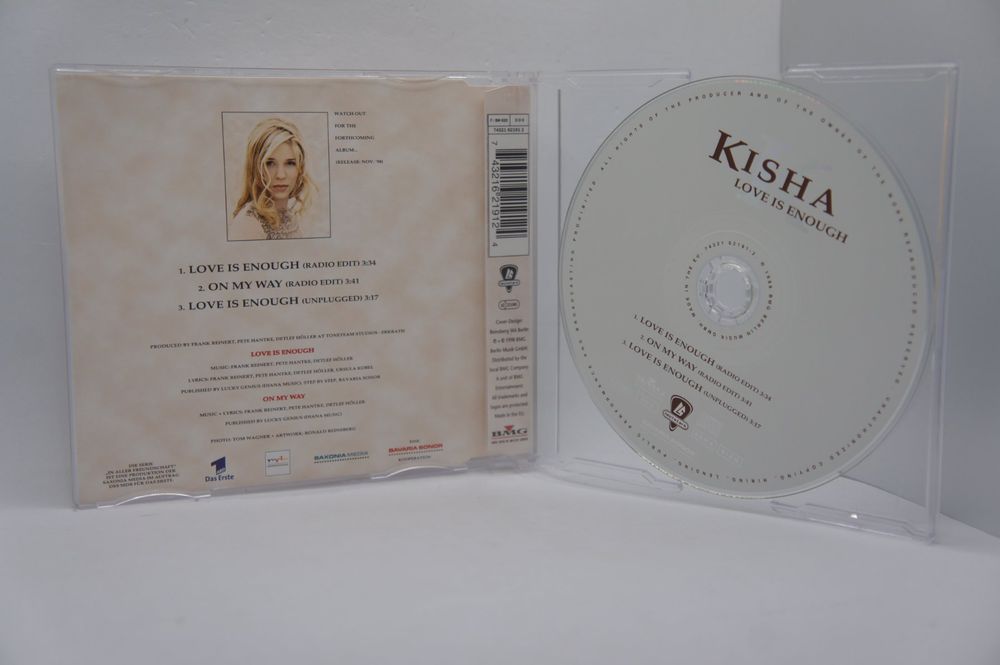 3 CD KISHA kisha + Why (Maxi) + Love Is Enough (in aller Fre (Gebraucht ...