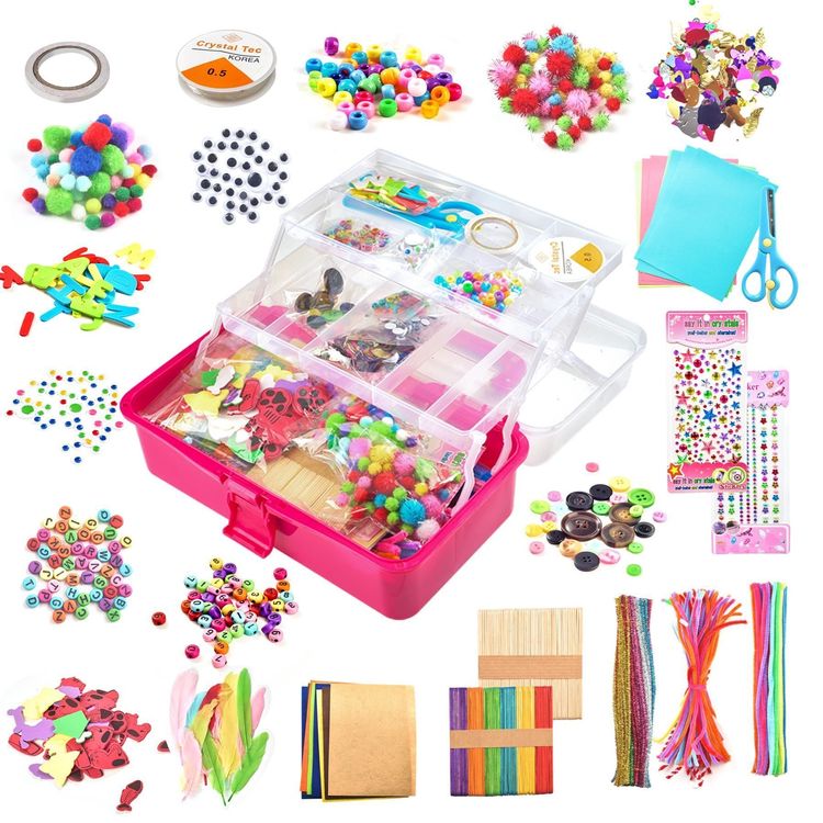 1 Set Bastelkoffer Kinder Bastelmaterial | Kaufen auf Ricardo