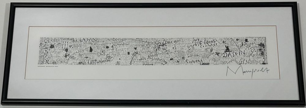 Rudolf Mumprecht grosse Lithographie Handsigniert | Kaufen auf Ricardo