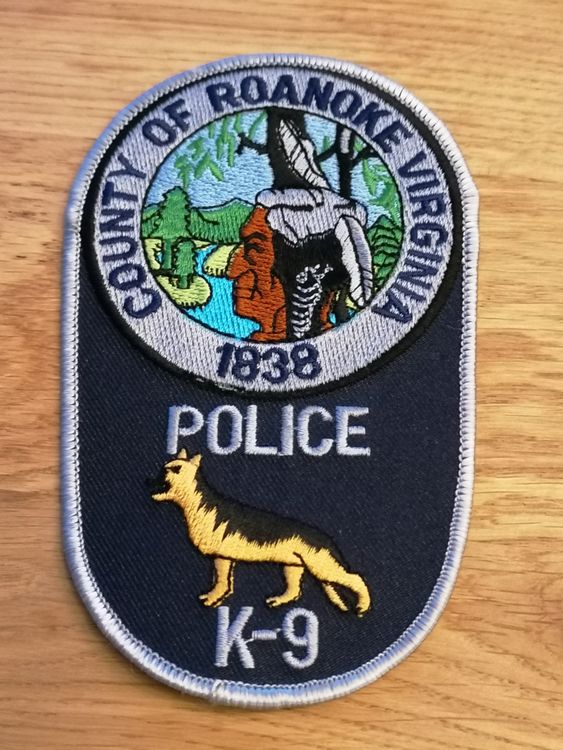 Country of Roanoke Virginia K-9 Police - Patch (Neu (gemäss ...
