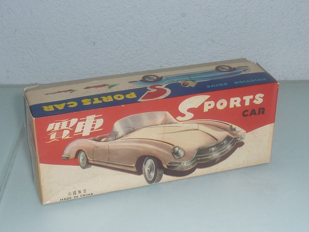 altes Blech Auto Cabrio Car Sports Blechspielzeug Vintage 60 (Gebraucht ...