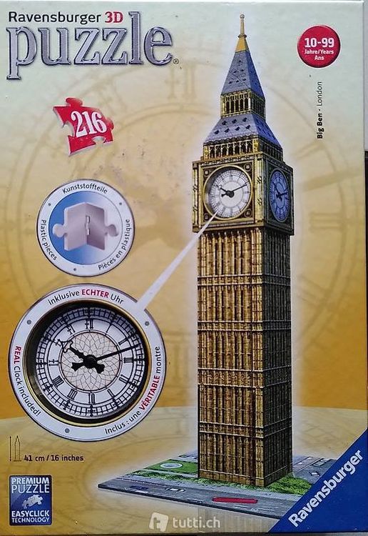 3D Puzzle Big Ben | Kaufen auf Ricardo