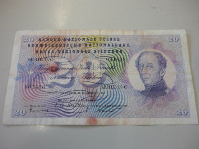 20 er Note Zwanzigernote 20Franken (Defekt) in Bern für CHF 9 – mit ...