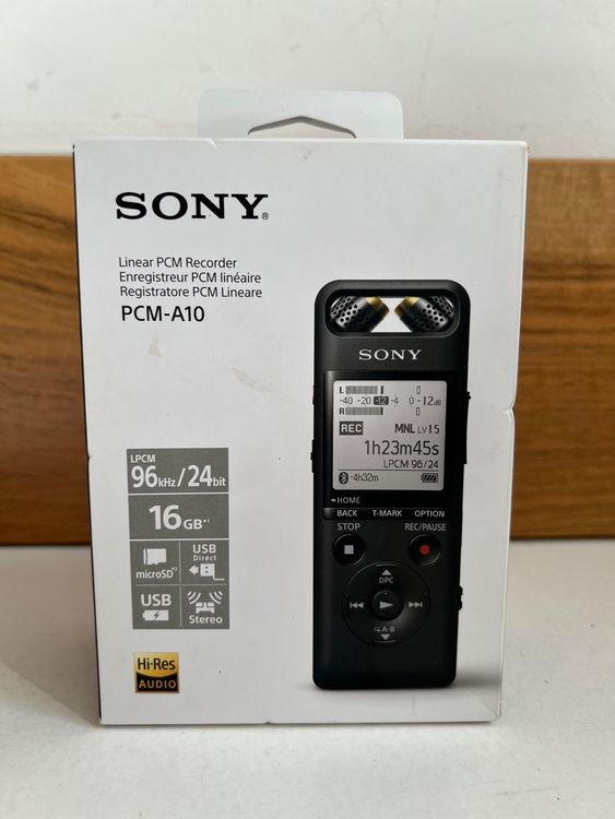 Sony PCM-A10 / Linear PCM Recorder | Kaufen auf Ricardo