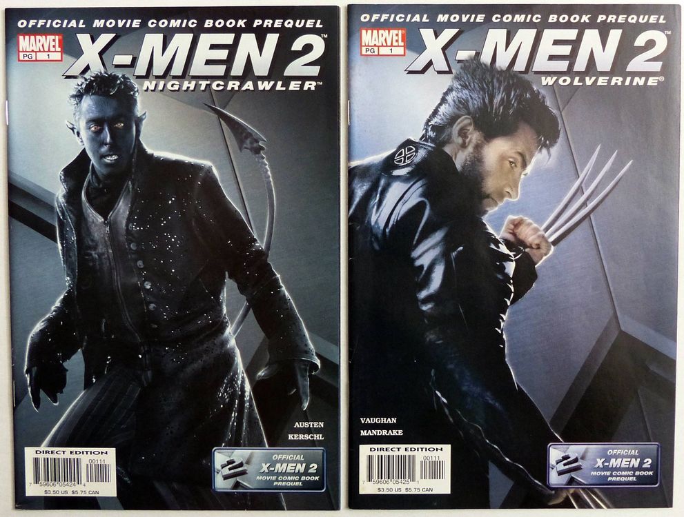 X-MEN MOVIE WOLVERINE ROGUE NIGHTCRAWLER 2000 | Kaufen auf Ricardo