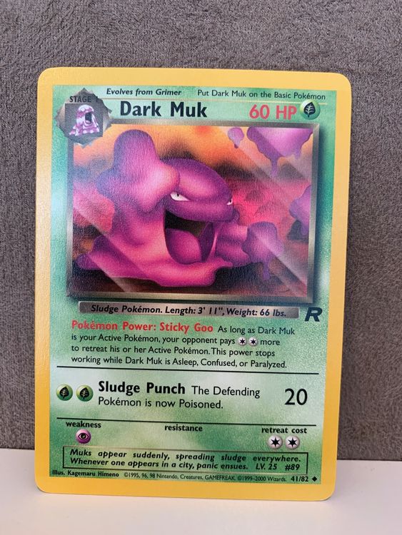 41/82 Dark Muk Sleimok ENG Pokemon Team Rocket | Kaufen auf Ricardo