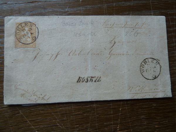STRUBEL auf FALTBELEG Stempel WOHLEN (Gebraucht) in Egliswil für CHF 24 – mit Lieferung auf ...