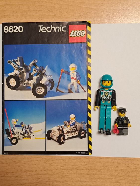 Vintage LEGO TECHNIC Minifigur + LEGO Anleitung 8620 | Kaufen auf Ricardo