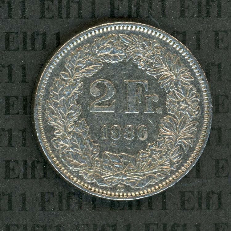CHF___2.00 1986 ss-vz 2 Franken | Kaufen auf Ricardo