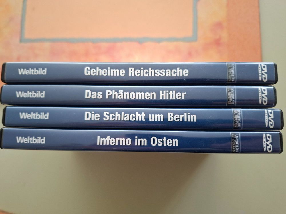 Geschichte 3.Reich,4 DVD Weltbild Dokumentation (Gebraucht) in Zweidlen ...
