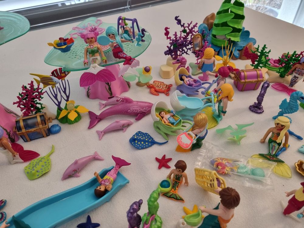 Playmobil grosses Set Meerjungfrauen Magic 70886 usw. (Gebraucht) in ...