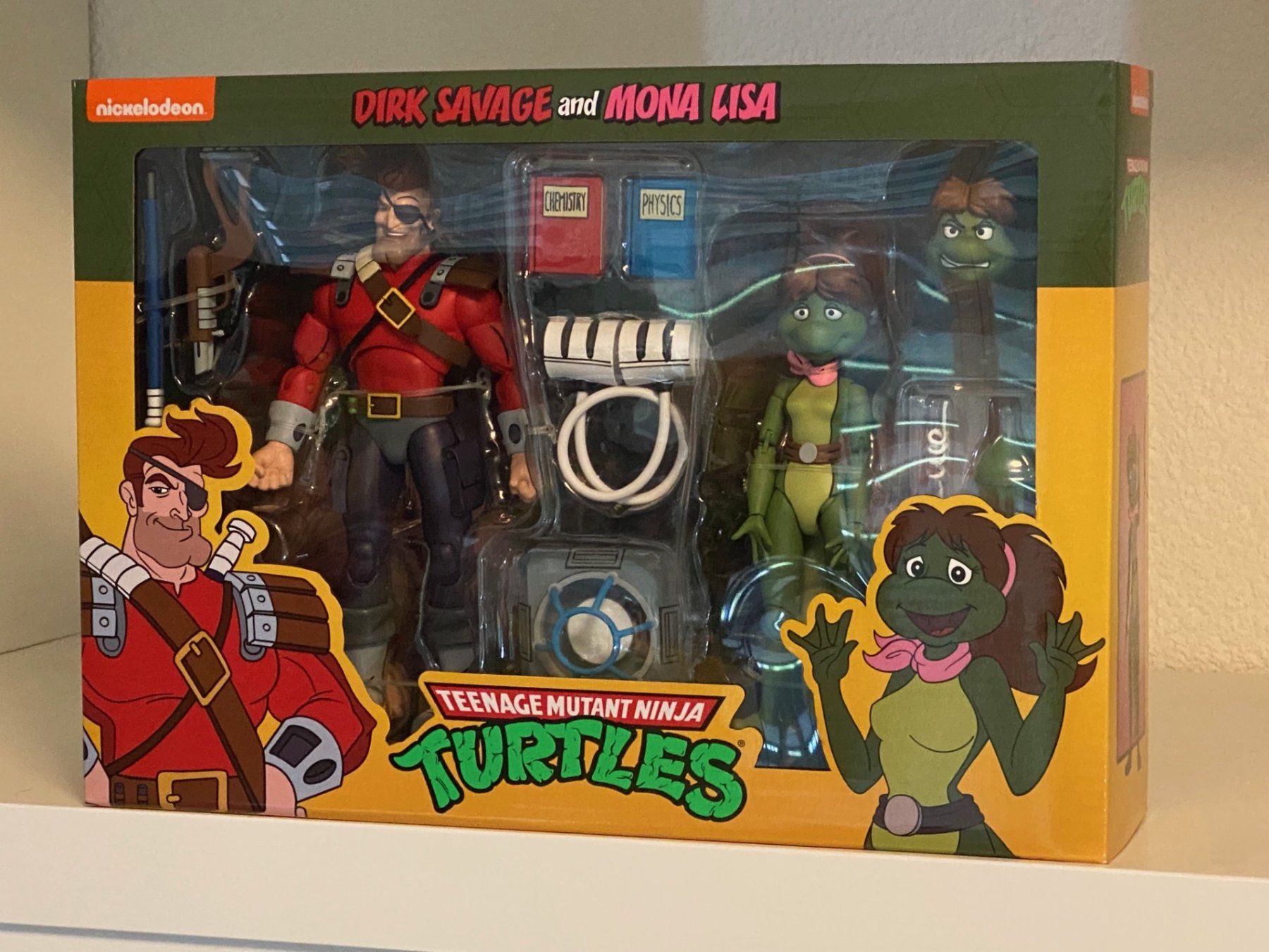 NECA Teenage Mutant Ninja Turtles Dirk Savage and Mona Lisa (Neu und ...