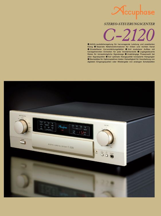 ACCUPHASE C2120 PRE mit DAC OPTION-BOARD 050 oder 060 | Kaufen auf Ricardo