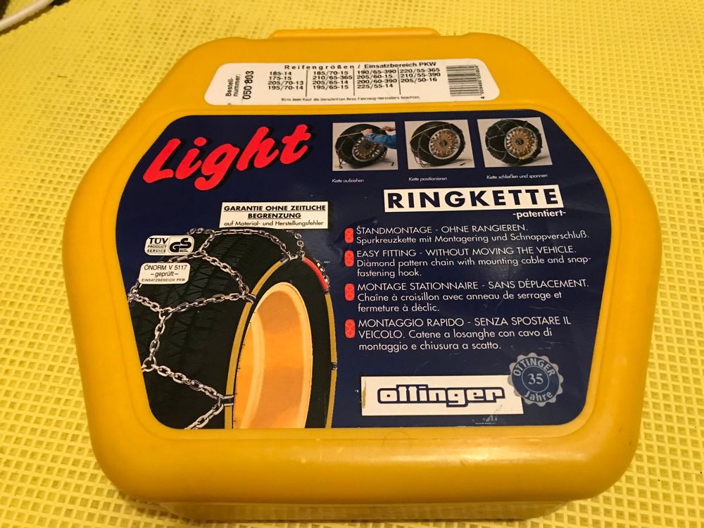 Schneekette Ottinger, neu, 13 bis 16 Zoll (Neu (gemäss Beschreibung ...