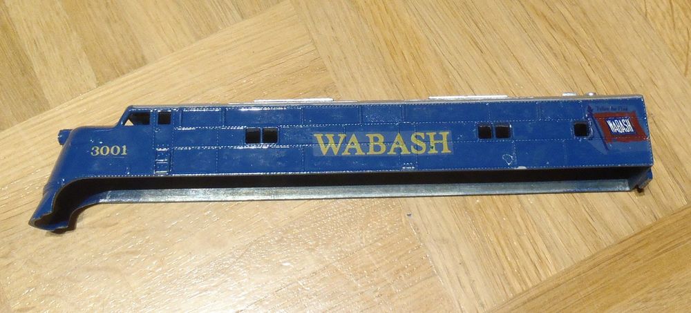 EMD E6 A-unit Metallguss-Gehäuse HO 1/87 WABASH lackierung (Gebraucht ...