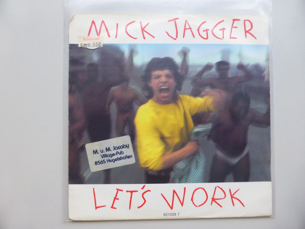 VINYL SINGLE MICK JAGGER | Kaufen auf Ricardo