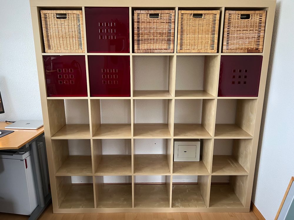 Ikea EXPEDIT Regalsystem (5x5), hellbraun (Gebraucht) in Küttigen für ...