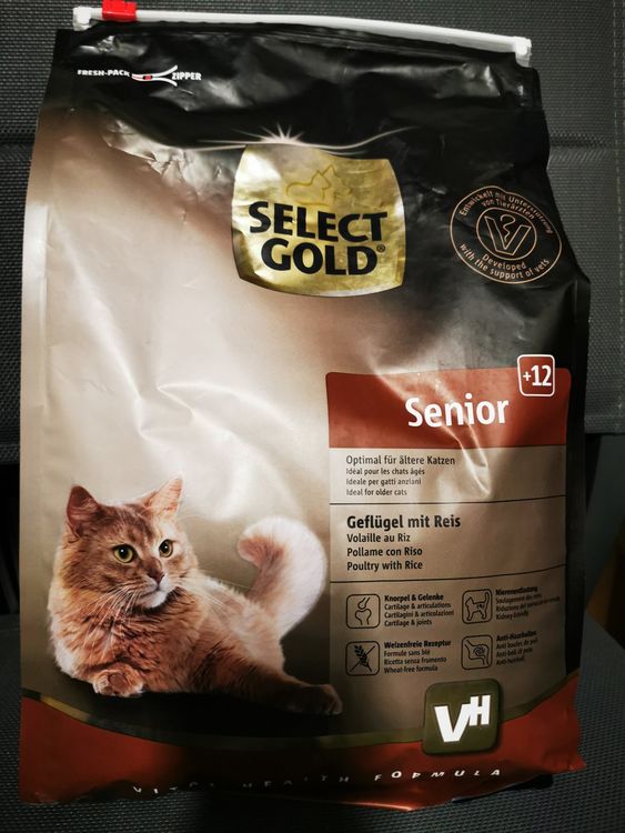Select Gold Senior Trockenfutter Geflügel mit Reis (Neu (gemäss ...
