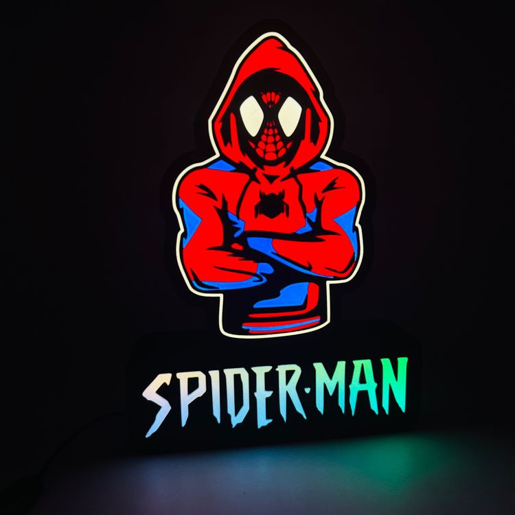 Lightbox lampe led SPIDER MAN 2 RGB (Neu (gemäss Beschreibung)) in ...