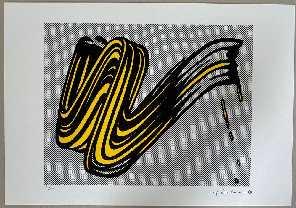 Roy Lichtenstein: Brush Stroke 92/150 (Neu (gemäss Beschreibung)) in ...