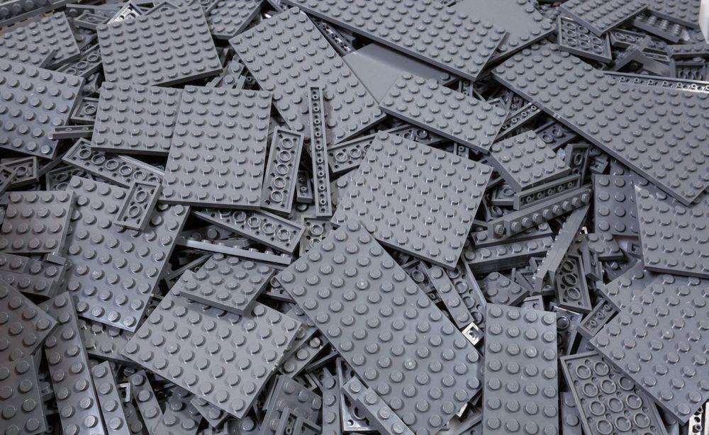 1.5 kg - LEGO Platten !! in dunkelgrau | Kaufen auf Ricardo