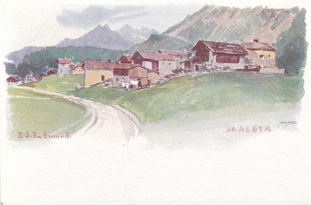 AK,um 1900, "Maloya", farbige Künstlerkarte von S.J. Redmond (Gebraucht) in Wenslingen für CHF 5 ...