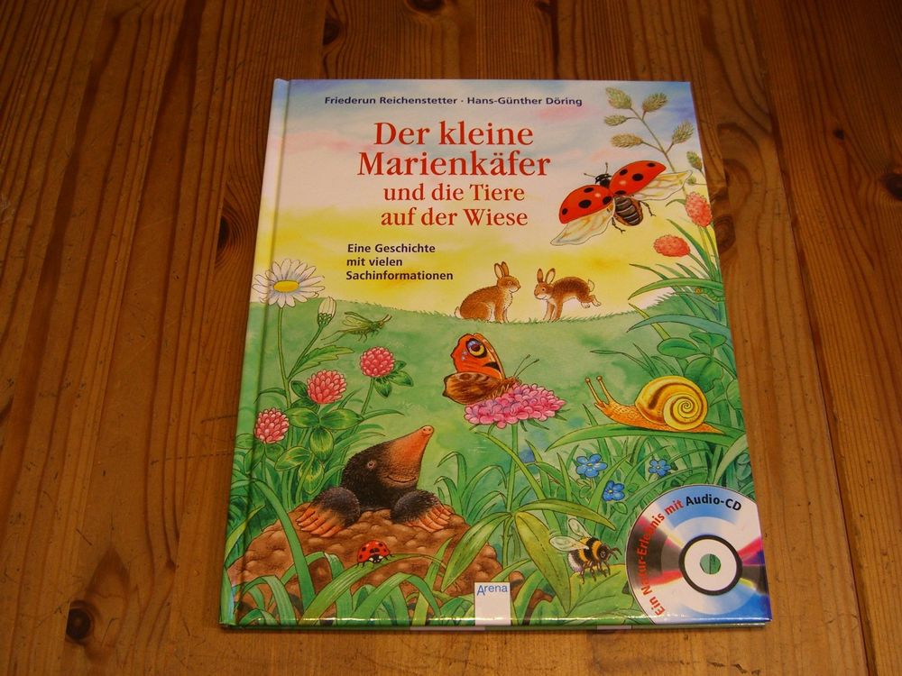 Der kl. Marienkäfer u. dieTiere auf d.Wiese /Audio-CD 🐞🌻🐌 (Neu (gemäss ...