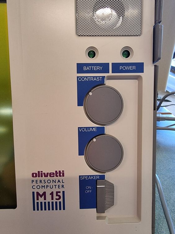 Olivetti Laptop Vintage M15 mit Drucker Brother M-1109 (Gebraucht) in ...