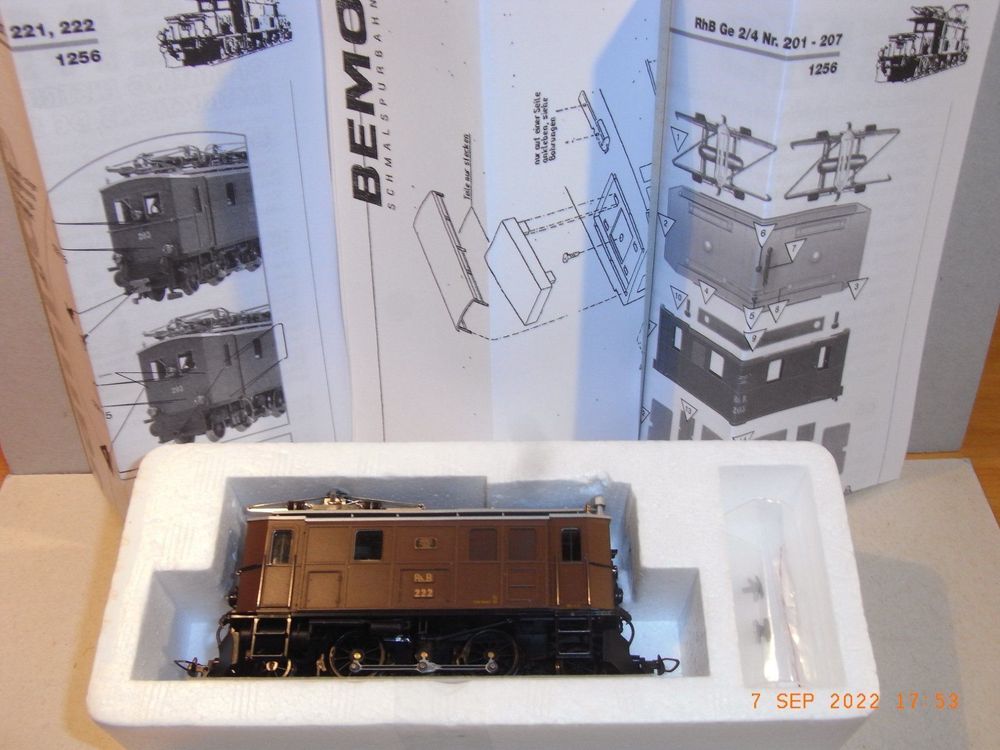 Bemo HOm RhB Ge 2/4 222 analogique (Neu (gemäss Beschreibung)) in ...