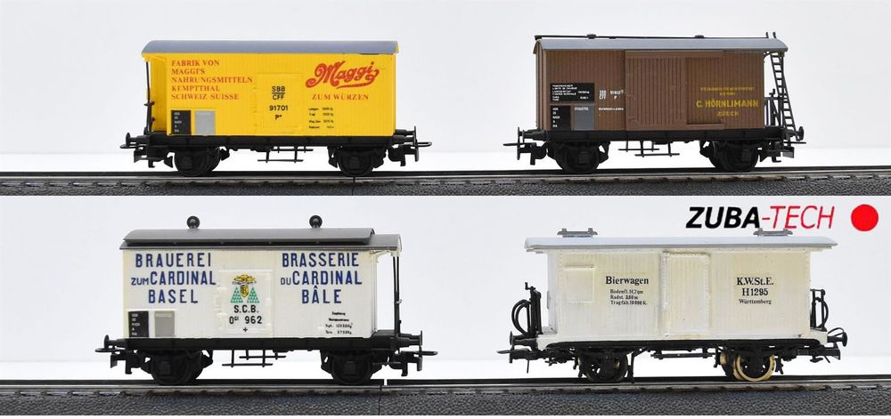 Ruco 3x Bierwagen SBB/K.W.St.B. H0 GS (Gebraucht) in für CHF 32 – mit ...