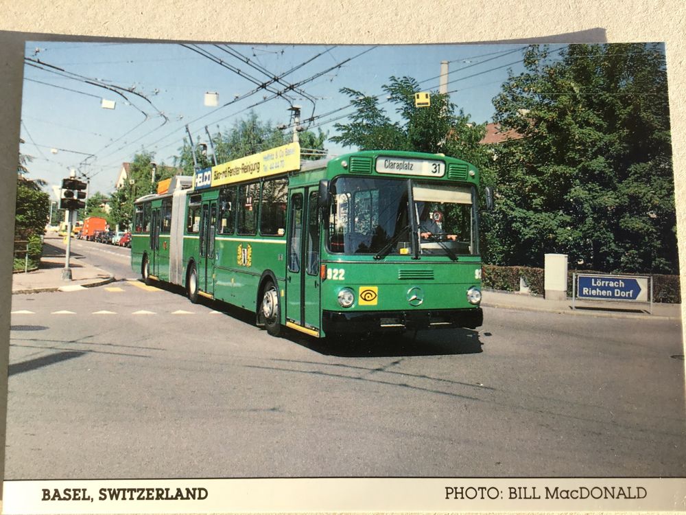 AK Postauto Autobus Saurer FBW Basel BVB Trolleybus | Kaufen auf Ricardo