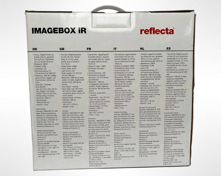 REFLECTA Imagebox iR, Film-/Dia-/Photoscanner | Kaufen auf Ricardo