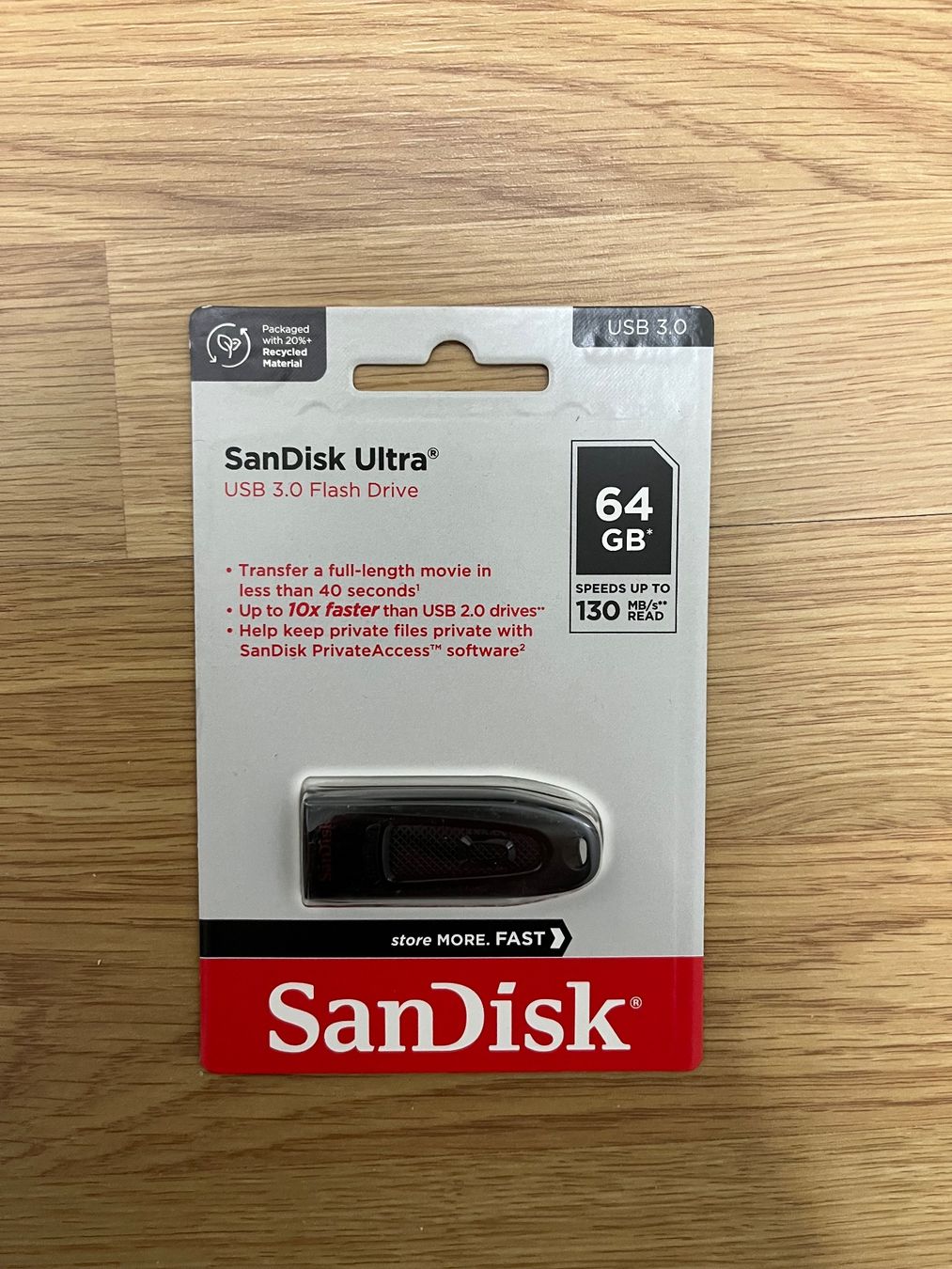 SanDisk Ultra USB 3.0 Stick, 64 GB, NEU&OVP! (Neu und originalverpackt ...