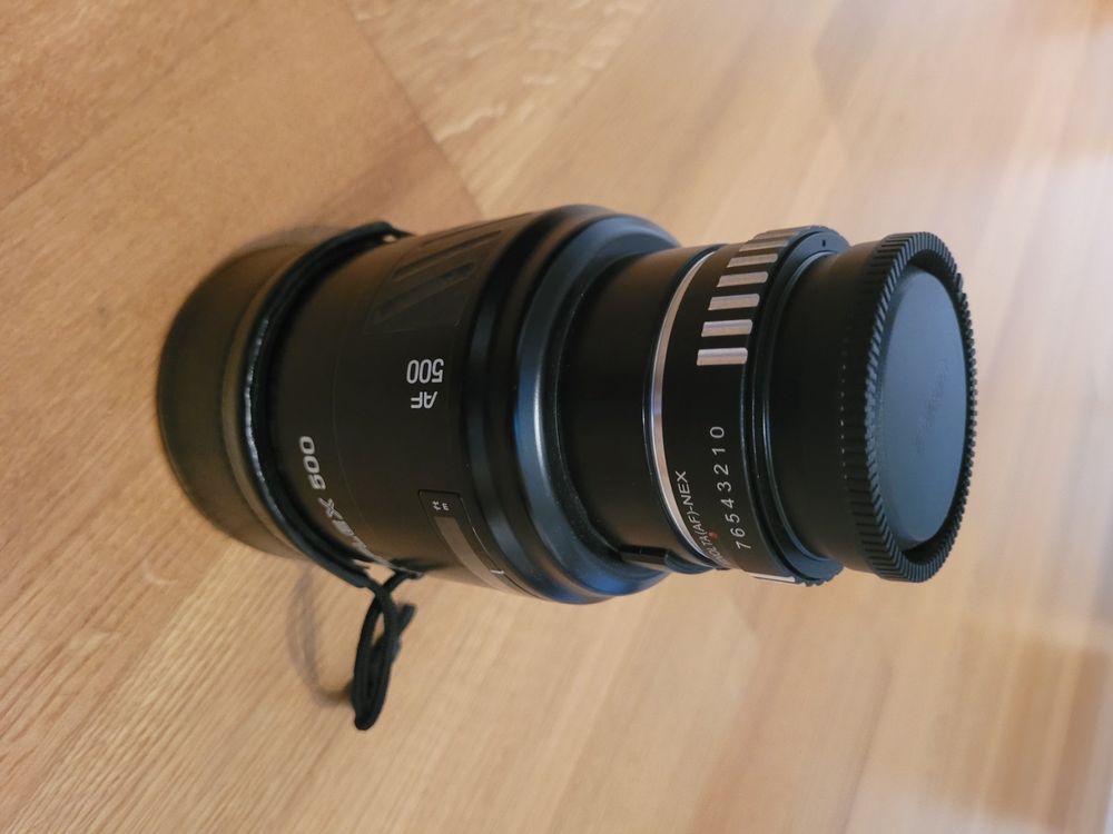 Sony AF 500mm Spiegeltele mit Adapter - Das Lange/Kompakte (Gebraucht ...