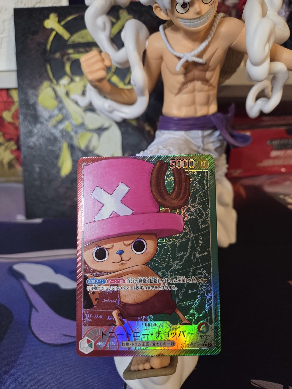 one piece carte Tony Tony Chopper OP08-001 L Alt (Neuf (Voir ...