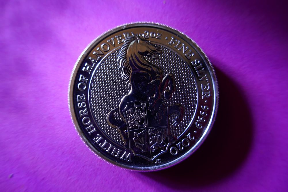 2 oz Silber 9999 WHITE HORSE OF HANNOVER | Kaufen auf Ricardo