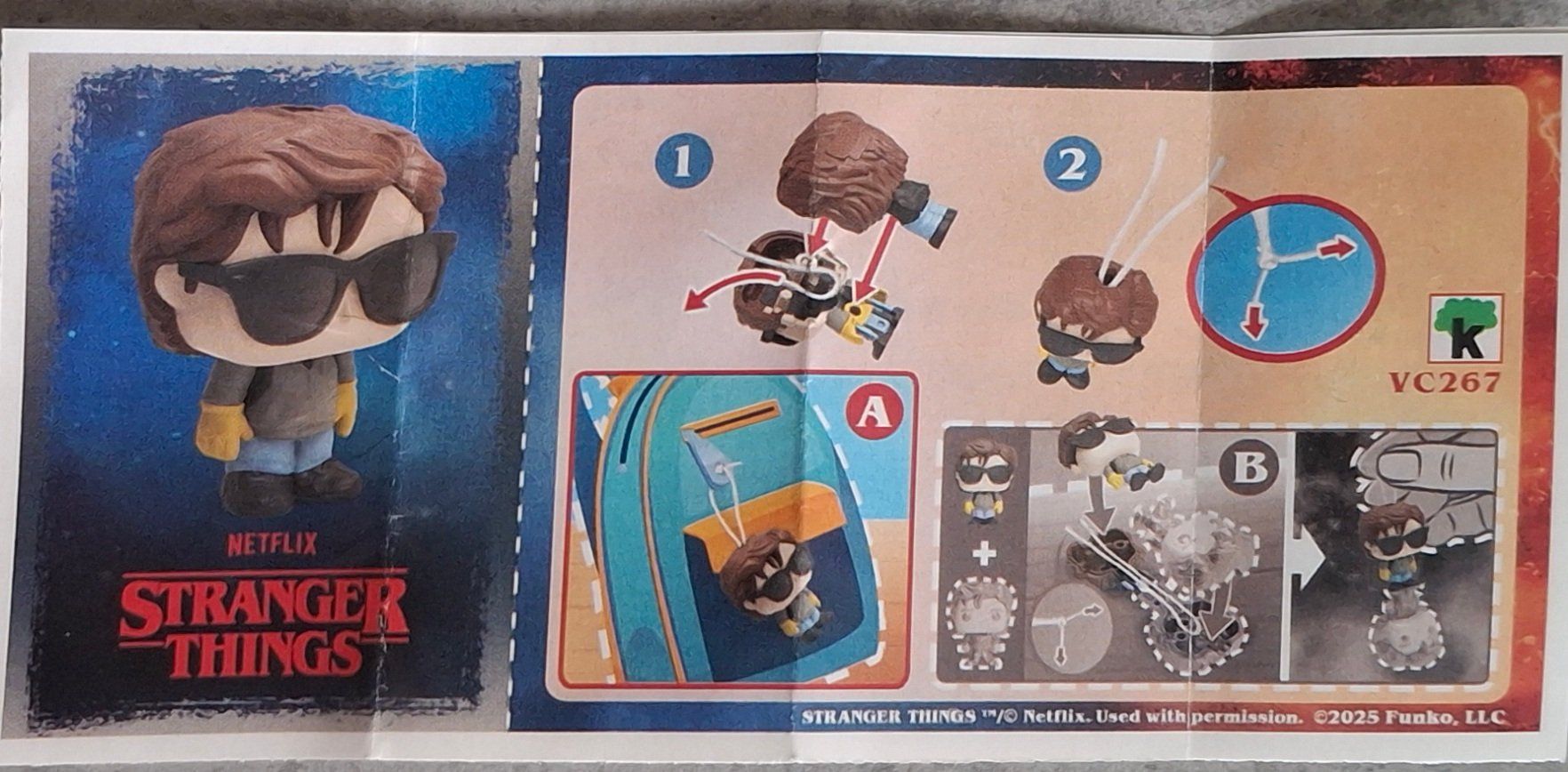 Stranger Things, Funko Pocket POPs., Kinder Joy Steve (Neu (gemäss ...