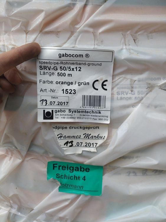 Microrohr Verbund / Speedpipe / Blow Fiber / LWL / Glasfaser (Gebraucht ...