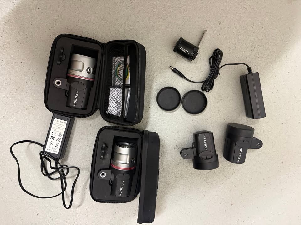 2 iTorch Venom Unterwasser_Video_Lampen - 5000Lum -3 Farben (Gebraucht ...