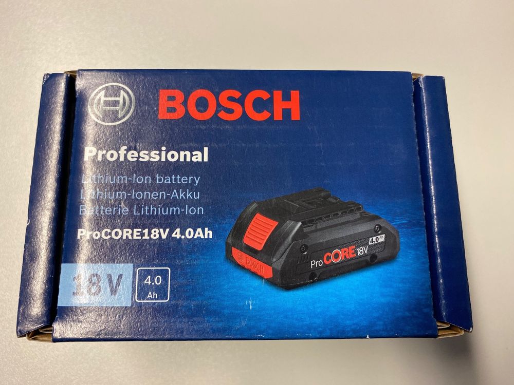 Bosch procore 18V 4.0 Ah (Neu und originalverpackt) in St. Niklaus VS ...