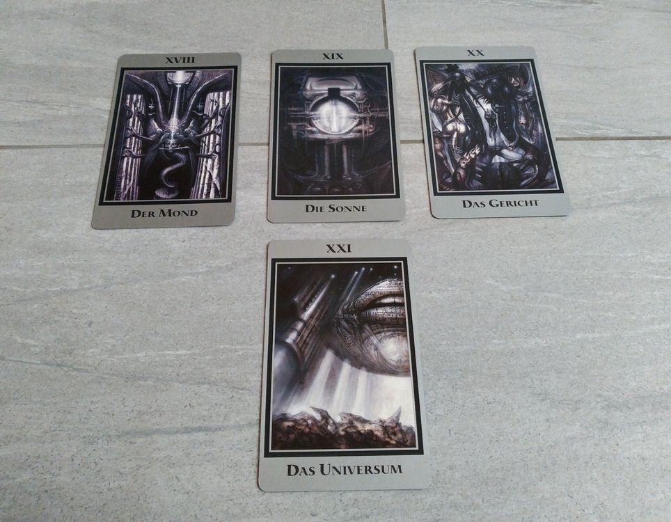 Baphomet Tarot HR Giger Set mit 22 Karten Akron H. R. Giger (Gebraucht ...