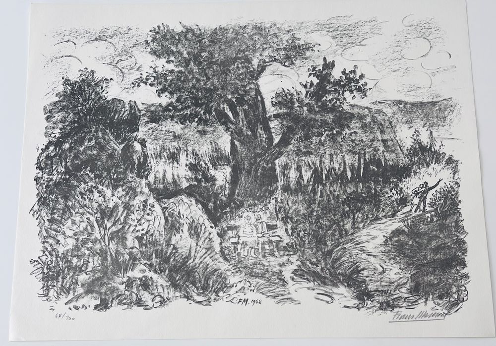 Frans Masereel ( 1889-1972 ) Lithografie Handsigniert Num. | Kaufen auf Ricardo