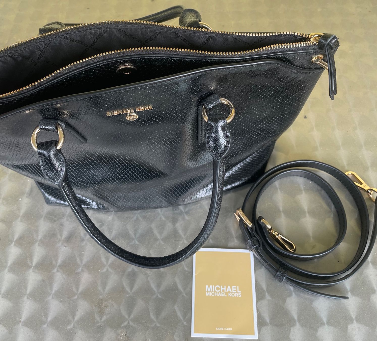 Faszinierend Handtasche Schwarz Michael Kors Ebenbild