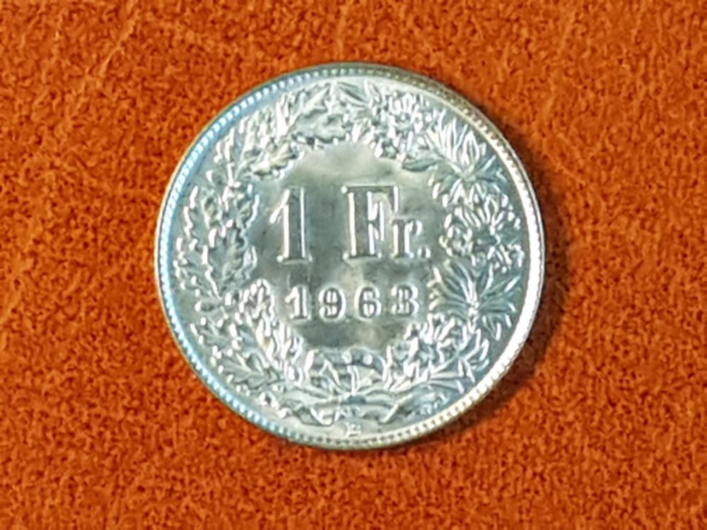 1 Franken 1963 Silber kaum zirkuliert | Kaufen auf Ricardo