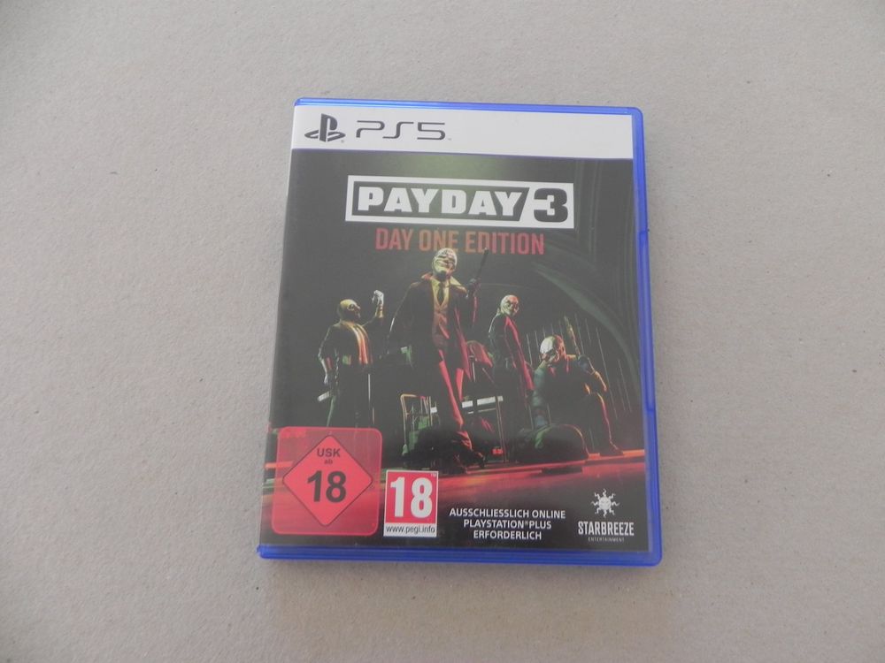 Game Sony Playstation 5 Payday 3 Day one Edition 2023 Online (Gebraucht) in Siebnen für CHF 33 ...